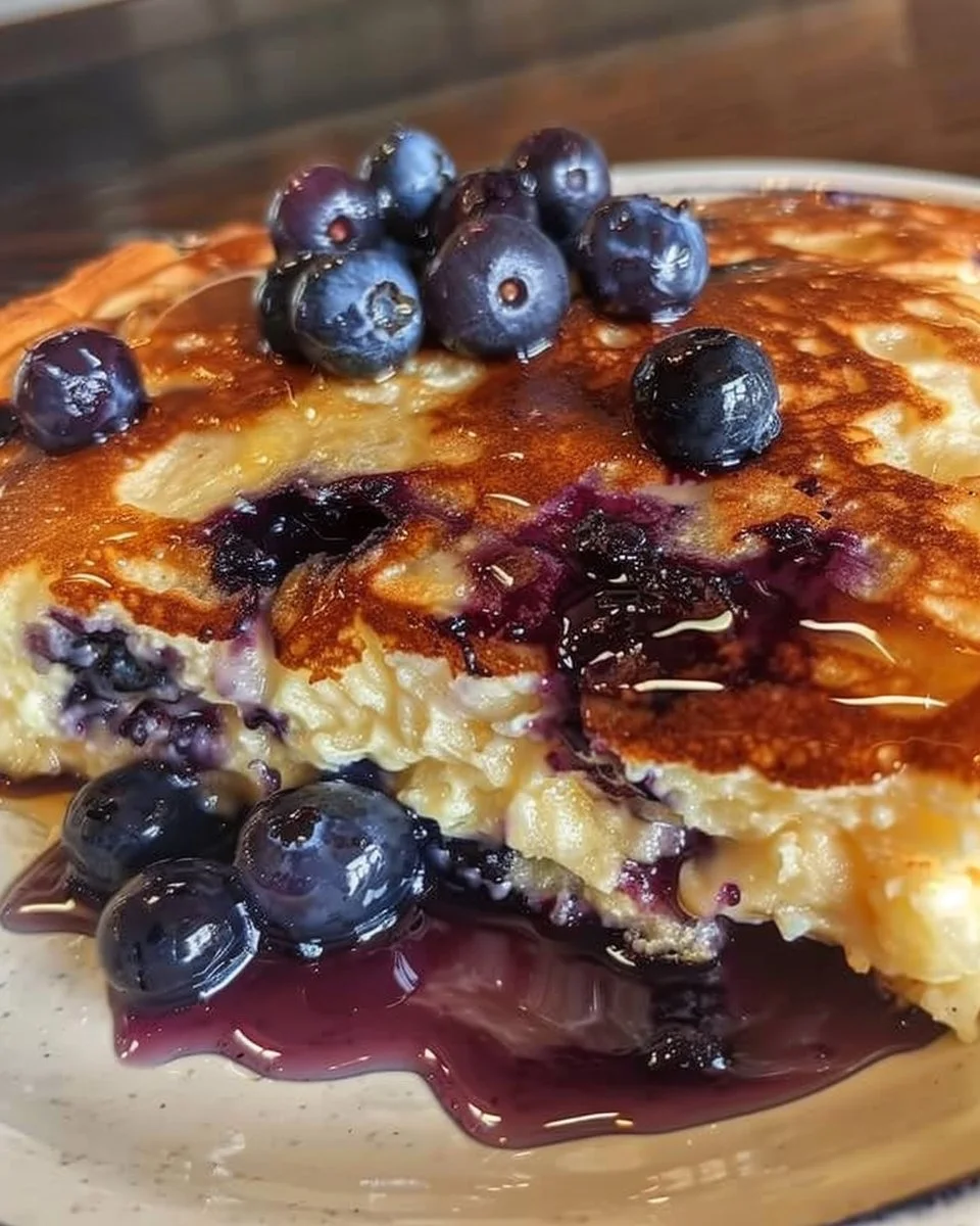 Blueberry Buttermilk Pancake Casserole